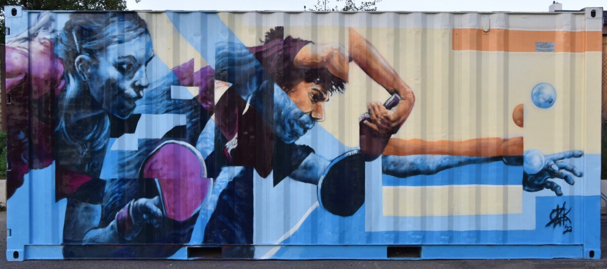 Container mural – TTV Lybrae Consultants Heerlen